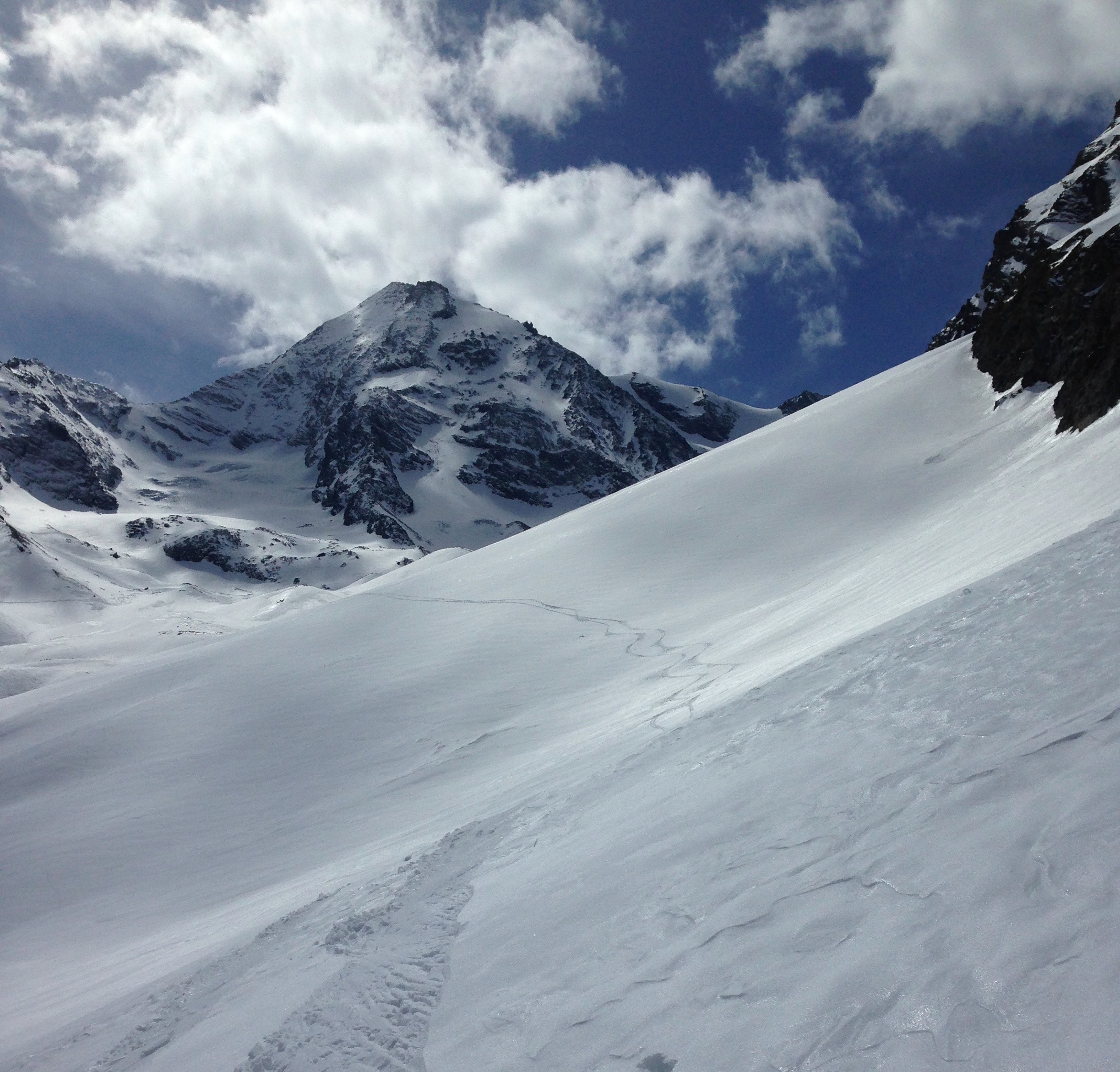 Les Arcs, a mythical itinerary between Turia North Face and Aiguille Rouge
